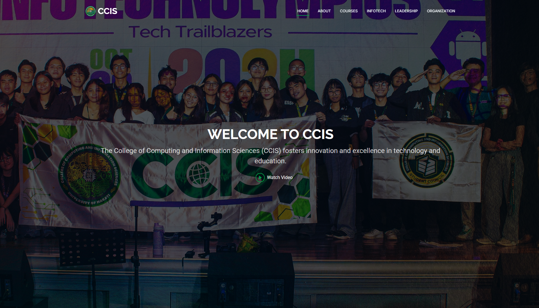 CCIS Landing Page